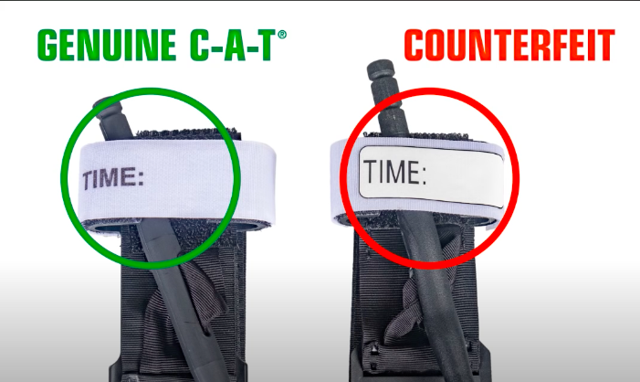 Real v Fake - Identifying Fake CAT Tourniquet